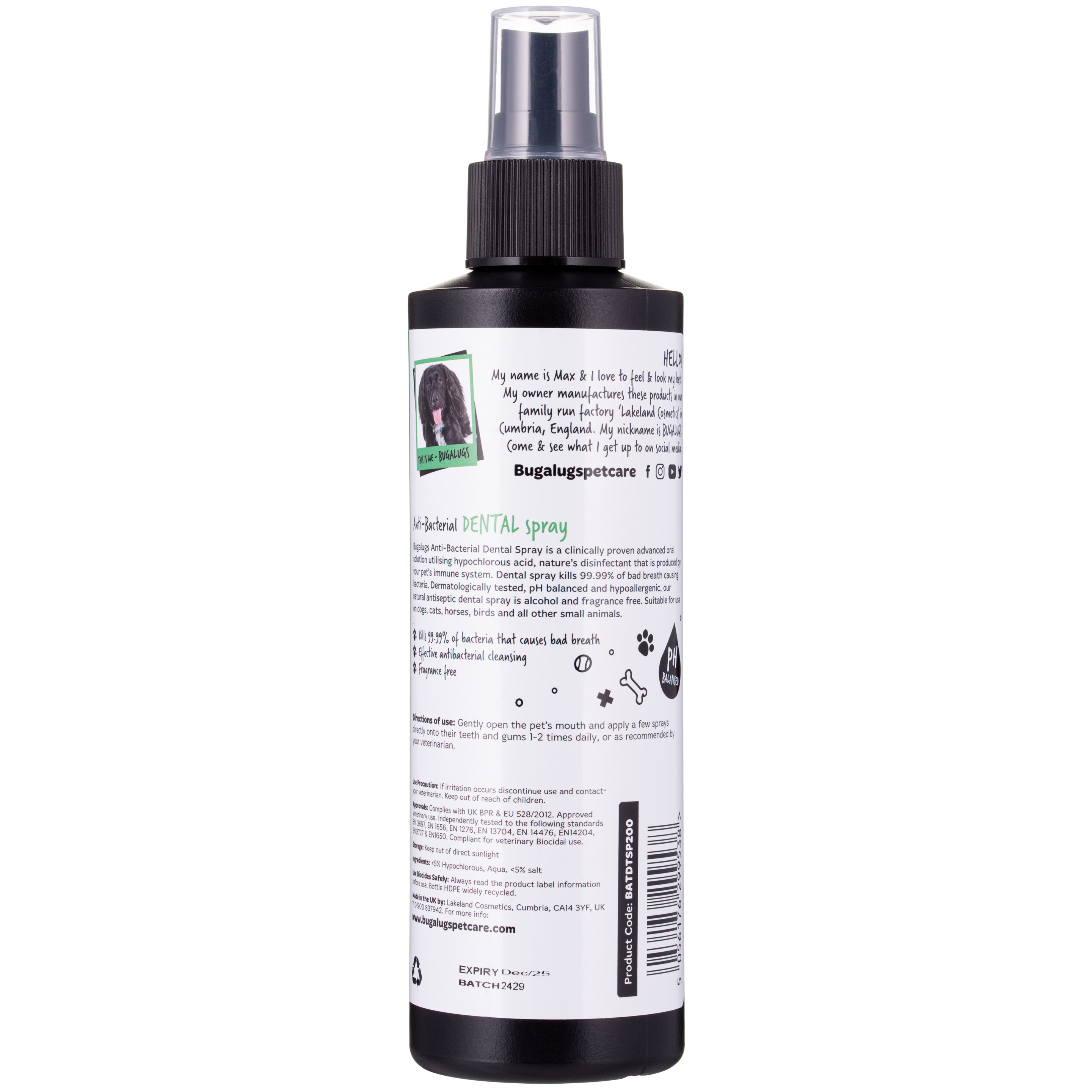 Bacterial spray store